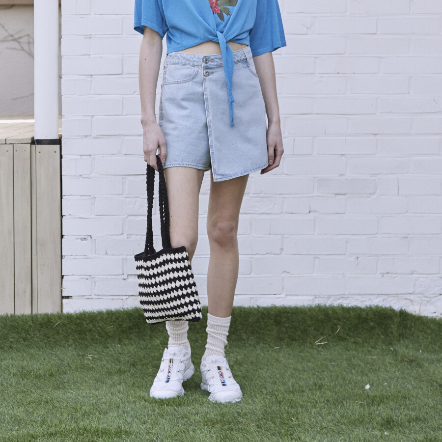 제대로 만든옷 TBH SHOP : J퀼로트데님숏팬츠