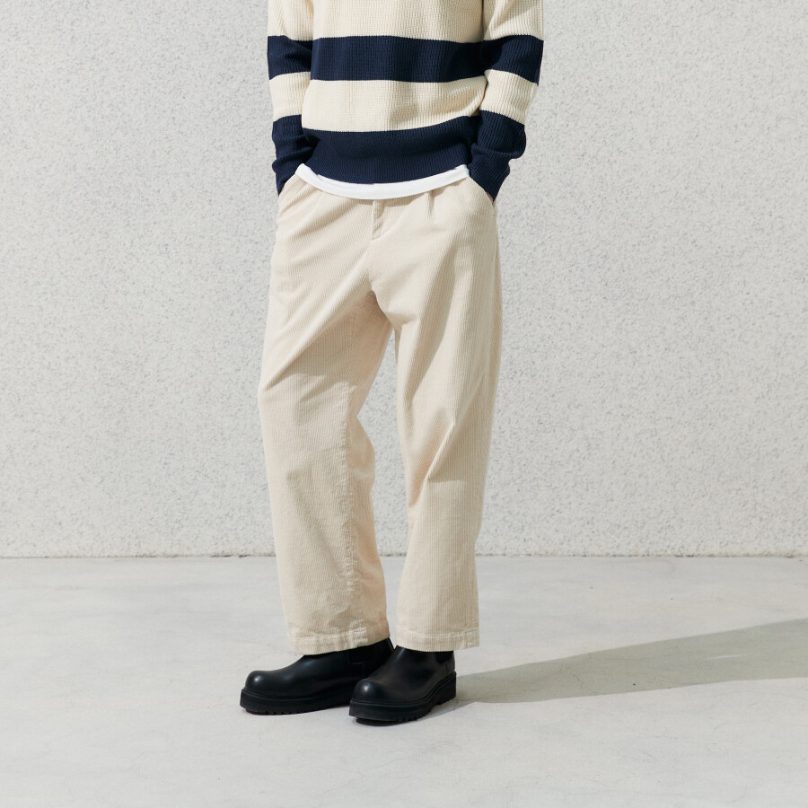 제대로 만든옷 TBH SHOP : 릴렉스핏코듀로이원턱밴딩팬츠