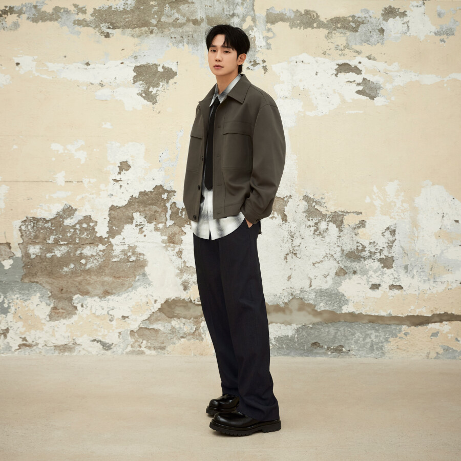 제대로 만든옷 TBH SHOP : [COUTURE]정해인데님라이크와이드원턱팬츠