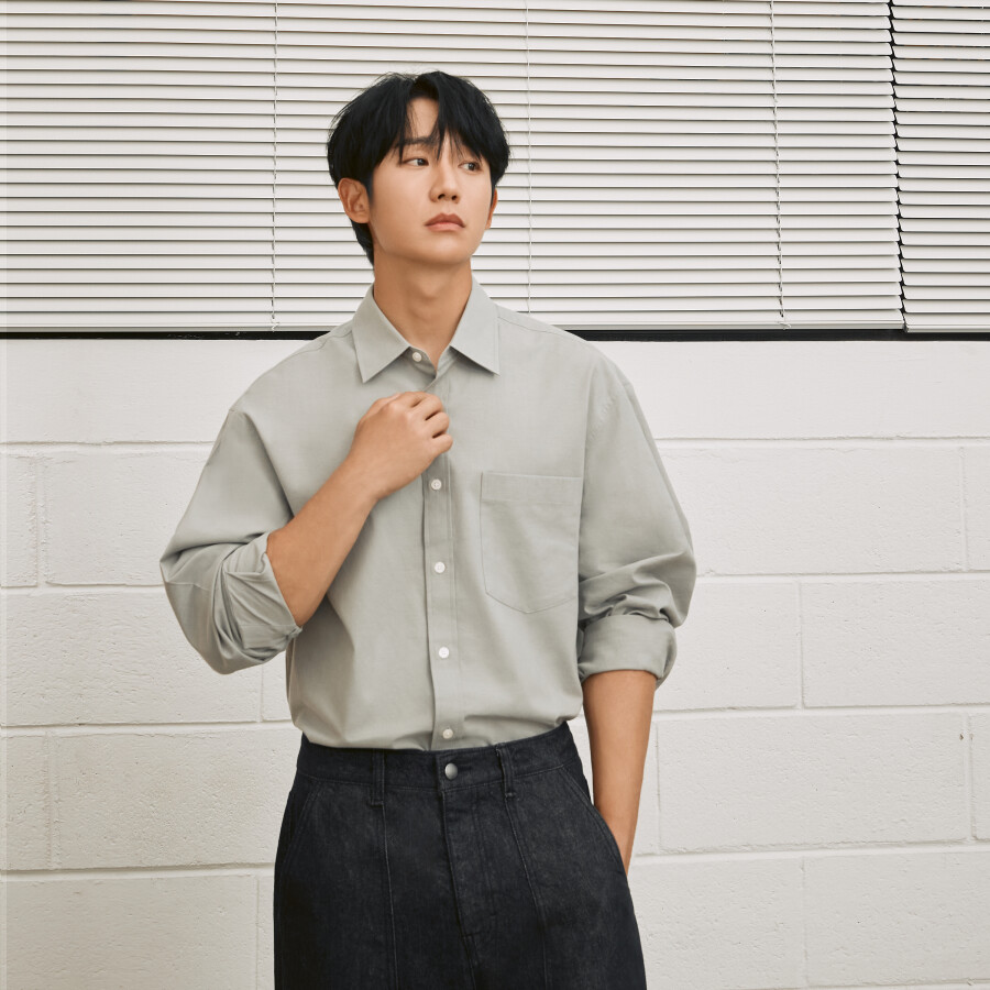 제대로 만든옷 TBH SHOP : [올데이]정해인옥스포드오버핏셔츠