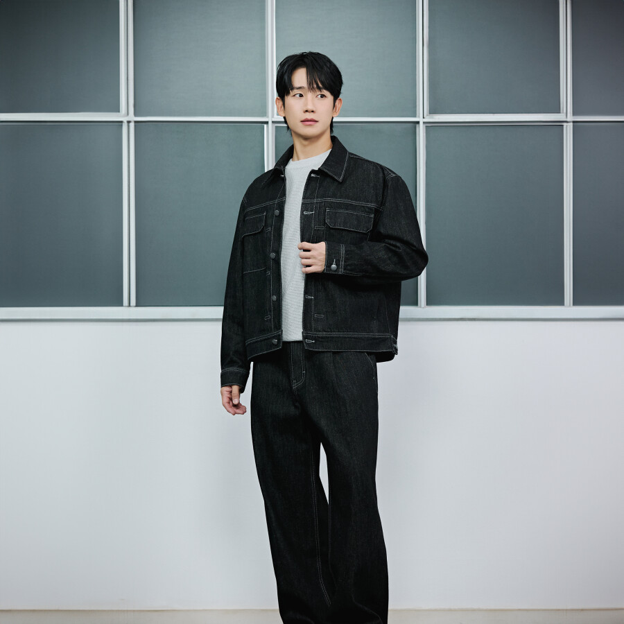 제대로 만든옷 TBH SHOP : 정해인 블랙로우데님트러커